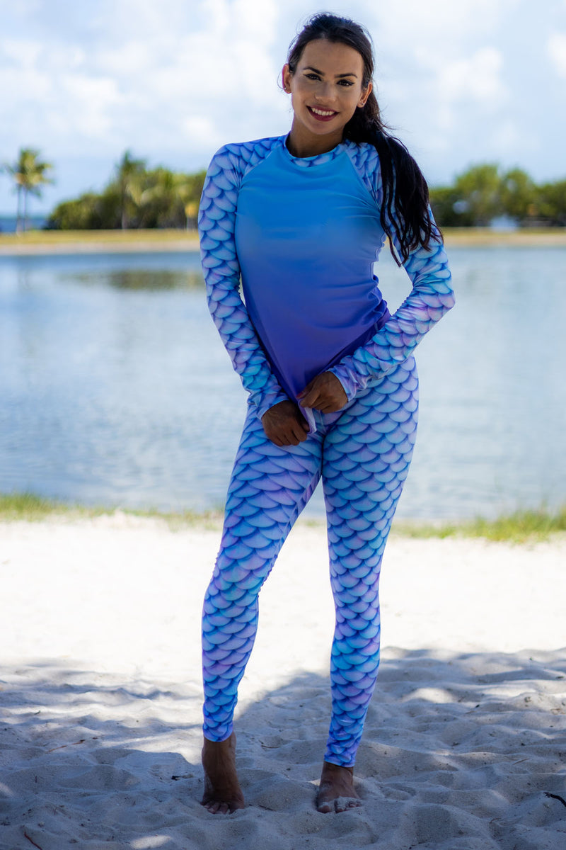 Opal Mermaid Rash Guard – Cape Cali